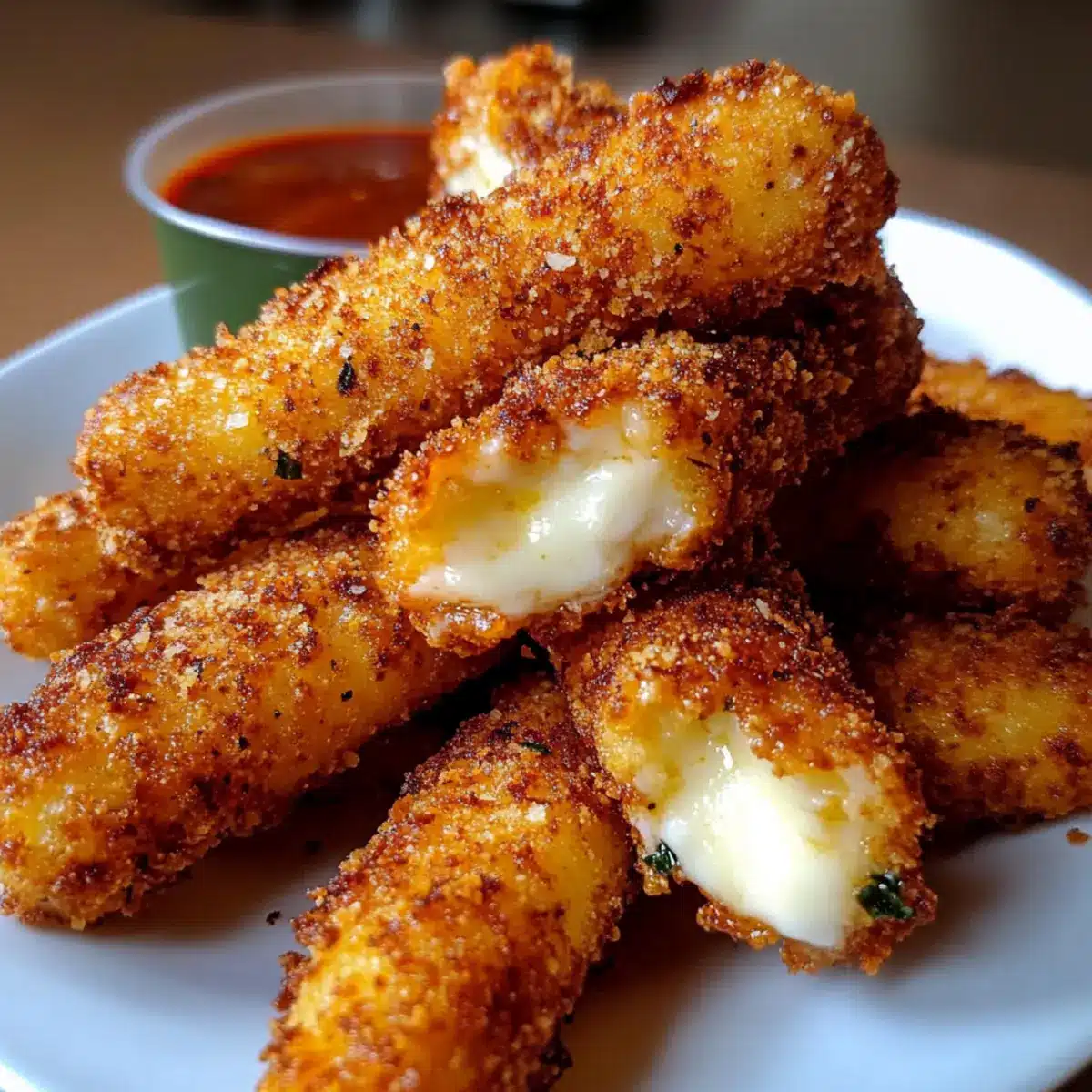 Crispy Homemade Mozzarella Sticks That Everyone Will Love