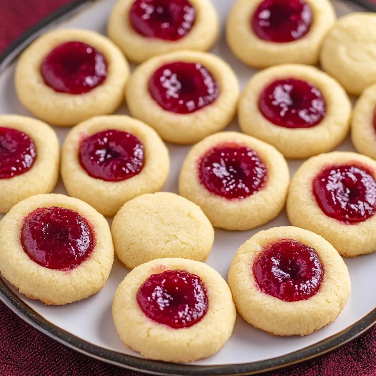 Irresistible Thumbprint Cookies That Will Steal Your Heart